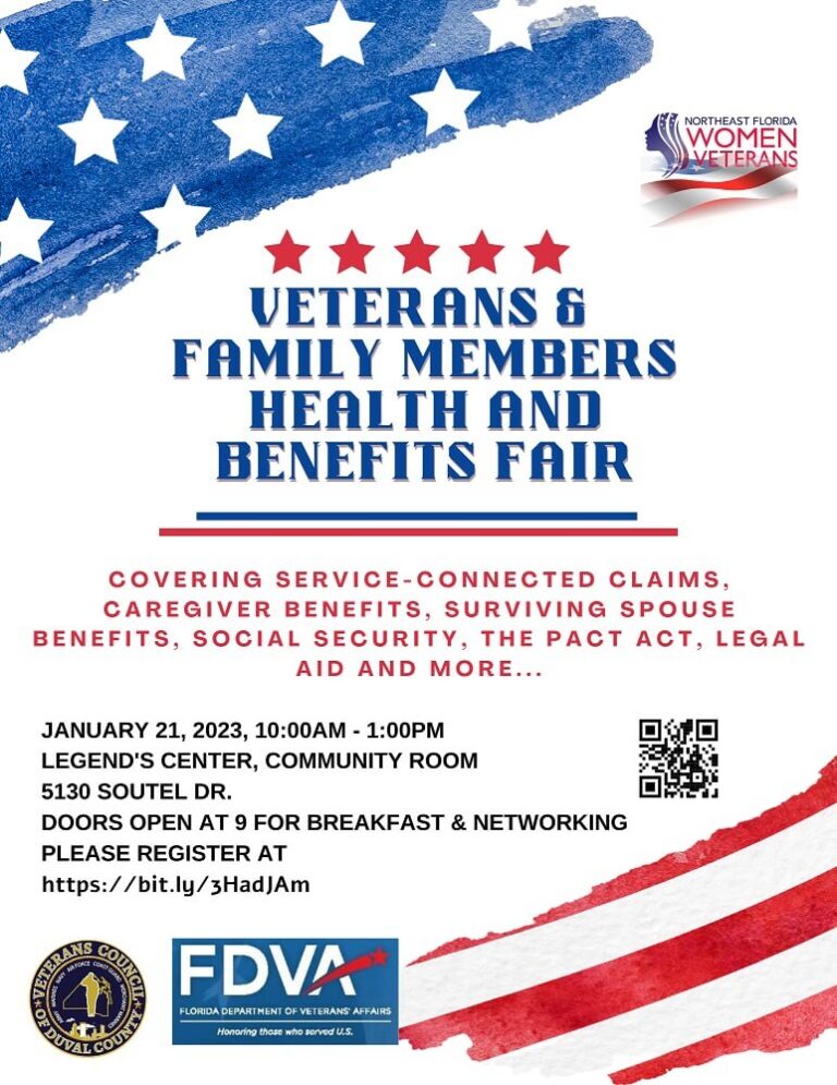 Veterans & Family Members Health and Benefits Fair - Women Veterans Ignited