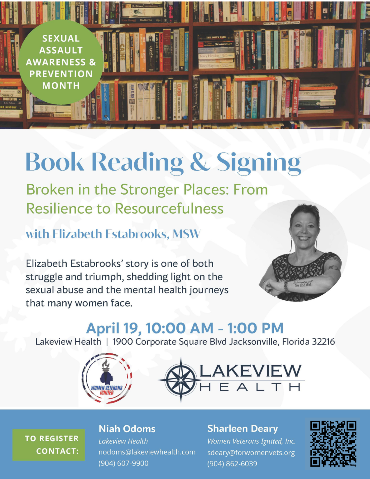 Broken in Stronger Places: A Book Reading & Signing with Elizabeth ...